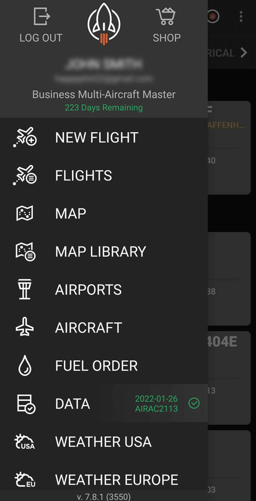 New in Android Mobile App: Airport Charts Layout